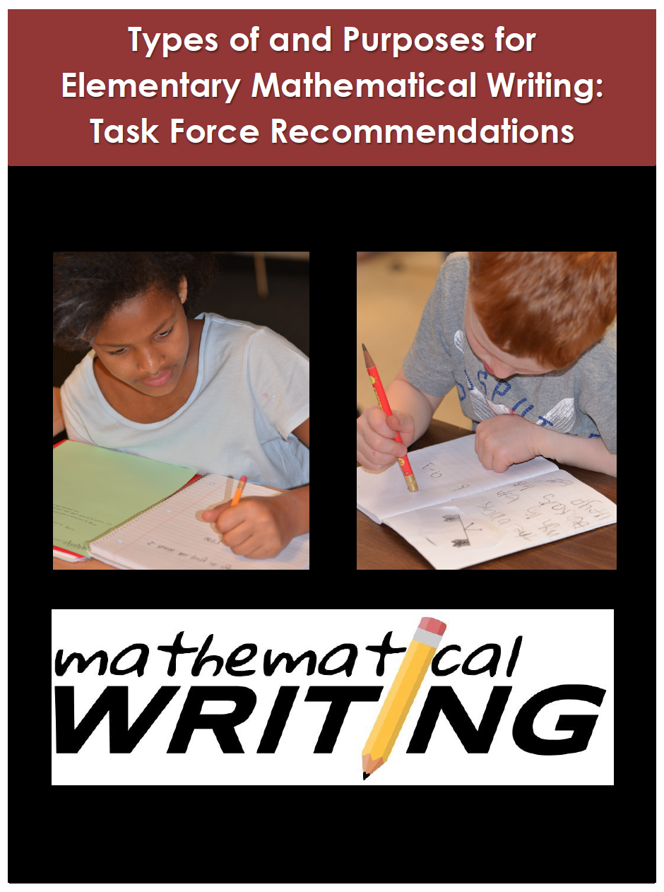 Resources for Elementary Mathematical Writing | Elementary Mathematics ...